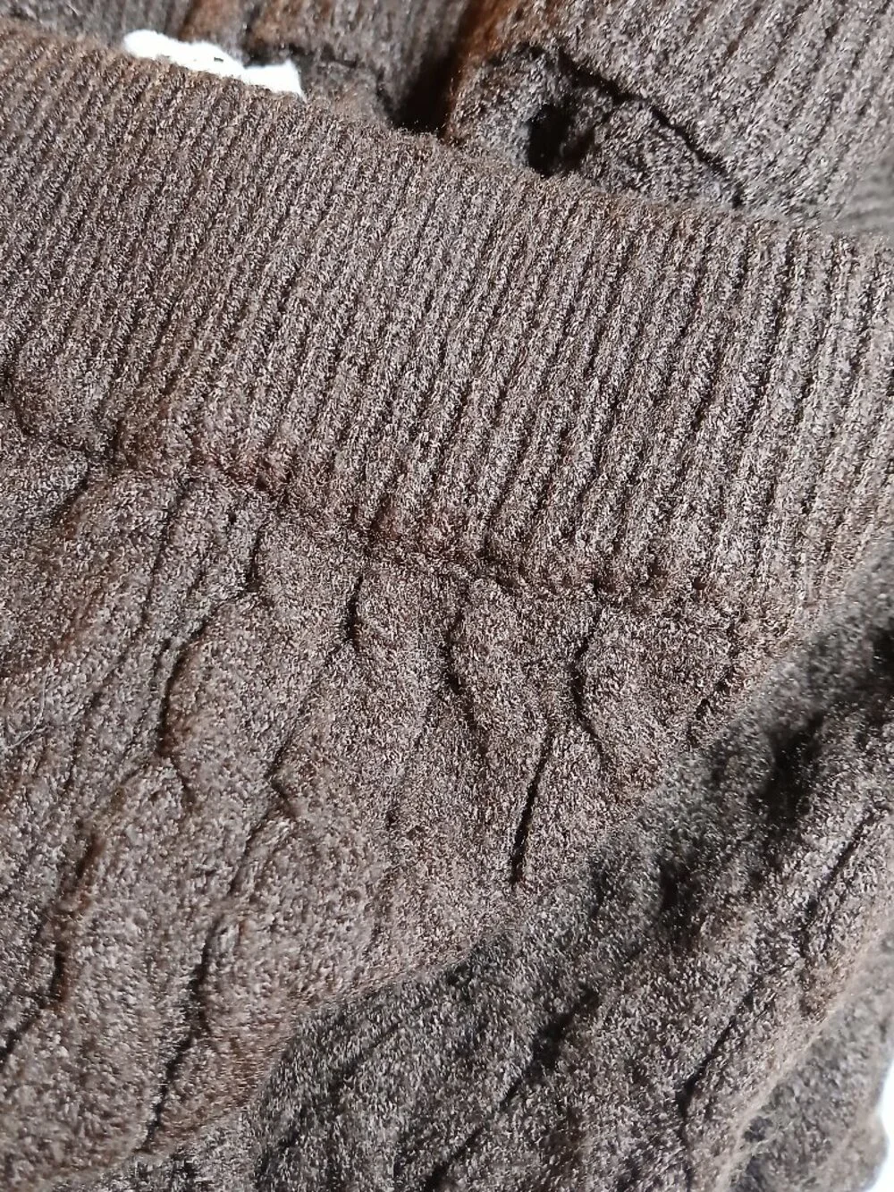 Gilli | Pants & Jumpsuits | Gilli Brown Cable Knit Sweater Wide Leg ...
